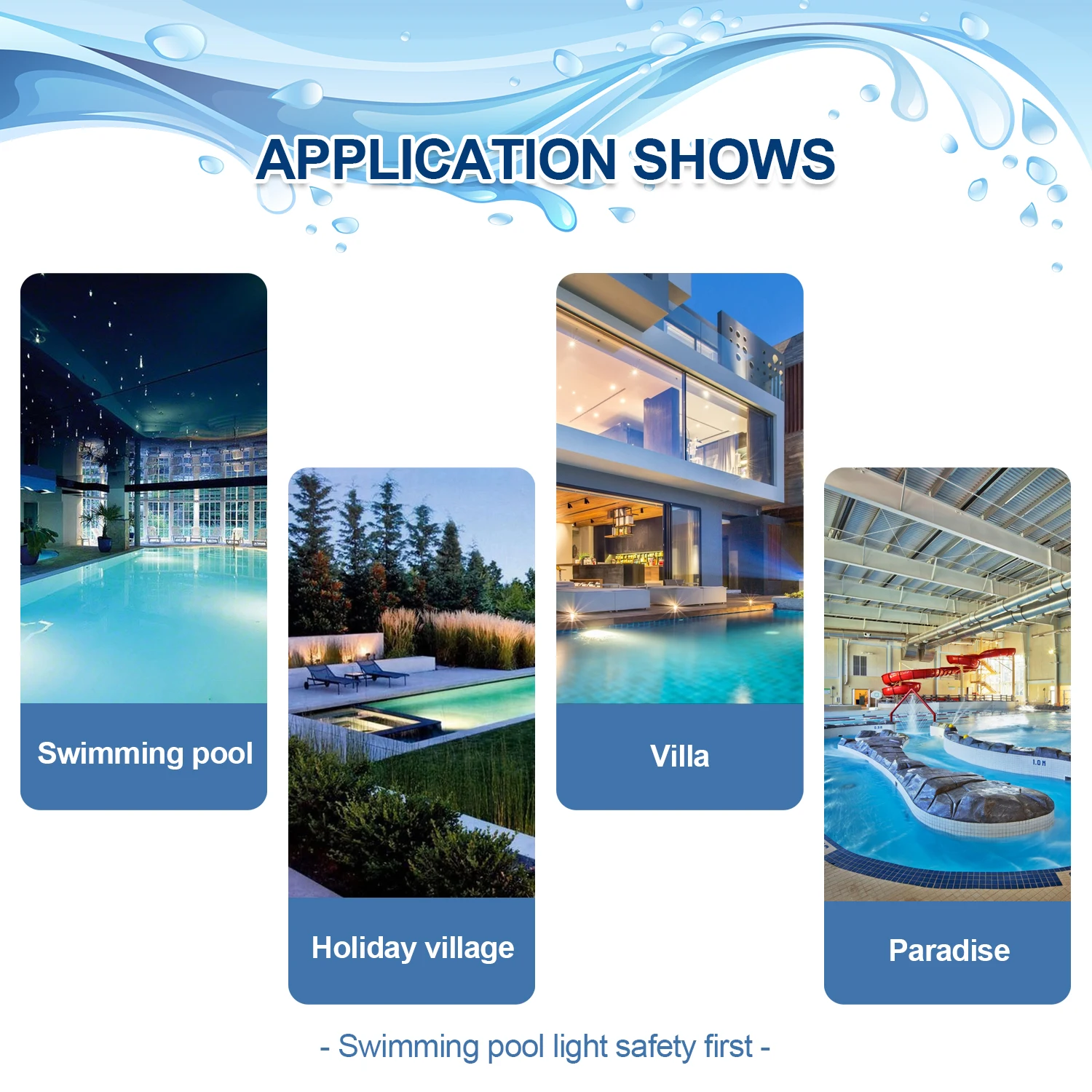 Swimming Pool Lights Led Underwater Ip68 Par36 Rgb Multi-color Display ...