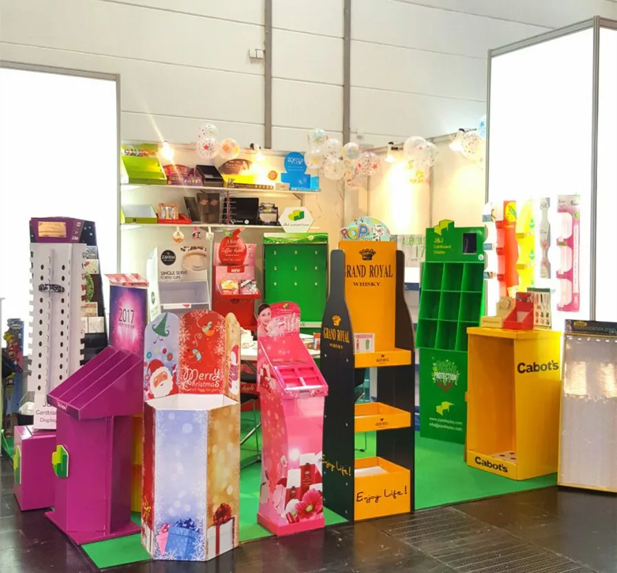 Supermarket Potato Chip Biscuit Chocolate Cardboard Floor Display Rack ...