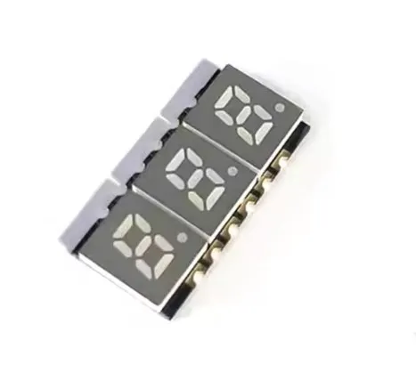 Custom FND LED SMD 7-Segment Display - 3 Digit Red SMT