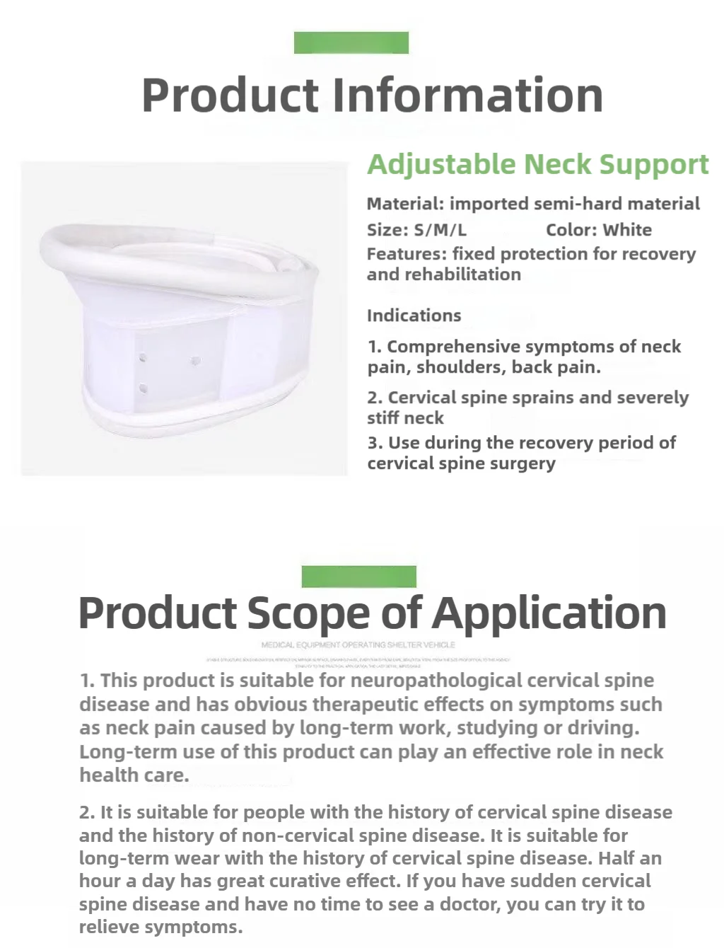 Top Tier Ergonomic Soft Neck Brace Precise Spinal Realignment ...
