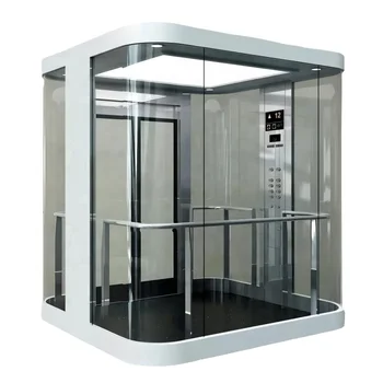 Luxury Modern 10 Person Panoramic Observation Lift Roomless Glass ...
