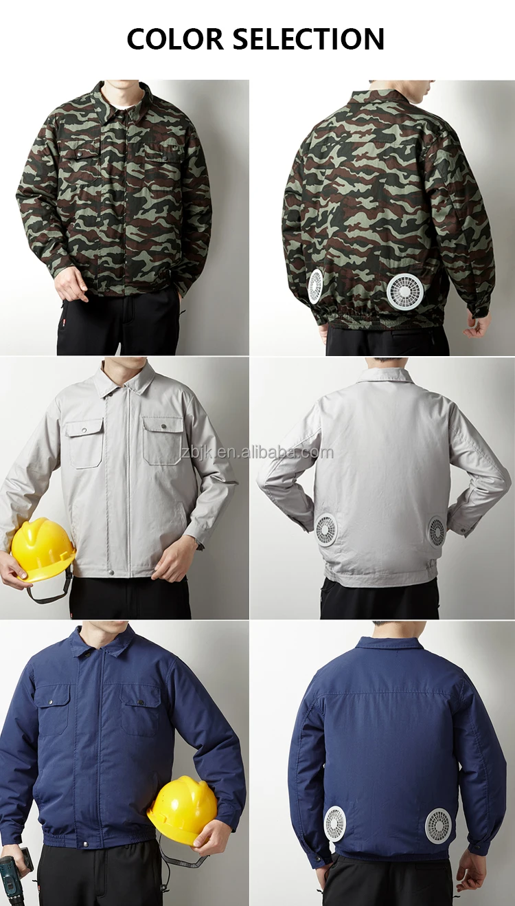 Summer Air Conditioned Clothes Fan Jacket - 3-Speed AC Vest