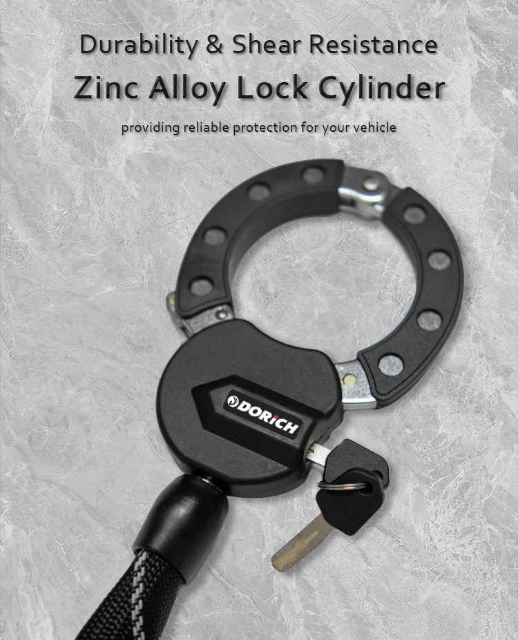 Anti Theft Bicycle Electric Scooter Motorcycle Universal Steel Chain ...