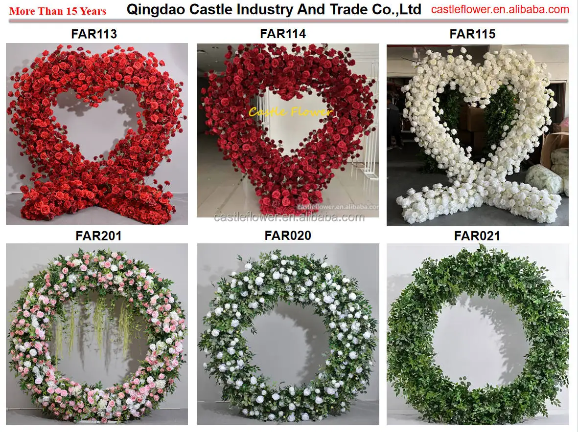 FW673 Wedding Roll up Flower Wall Roll up Artificial Flowers Wall Panel ...