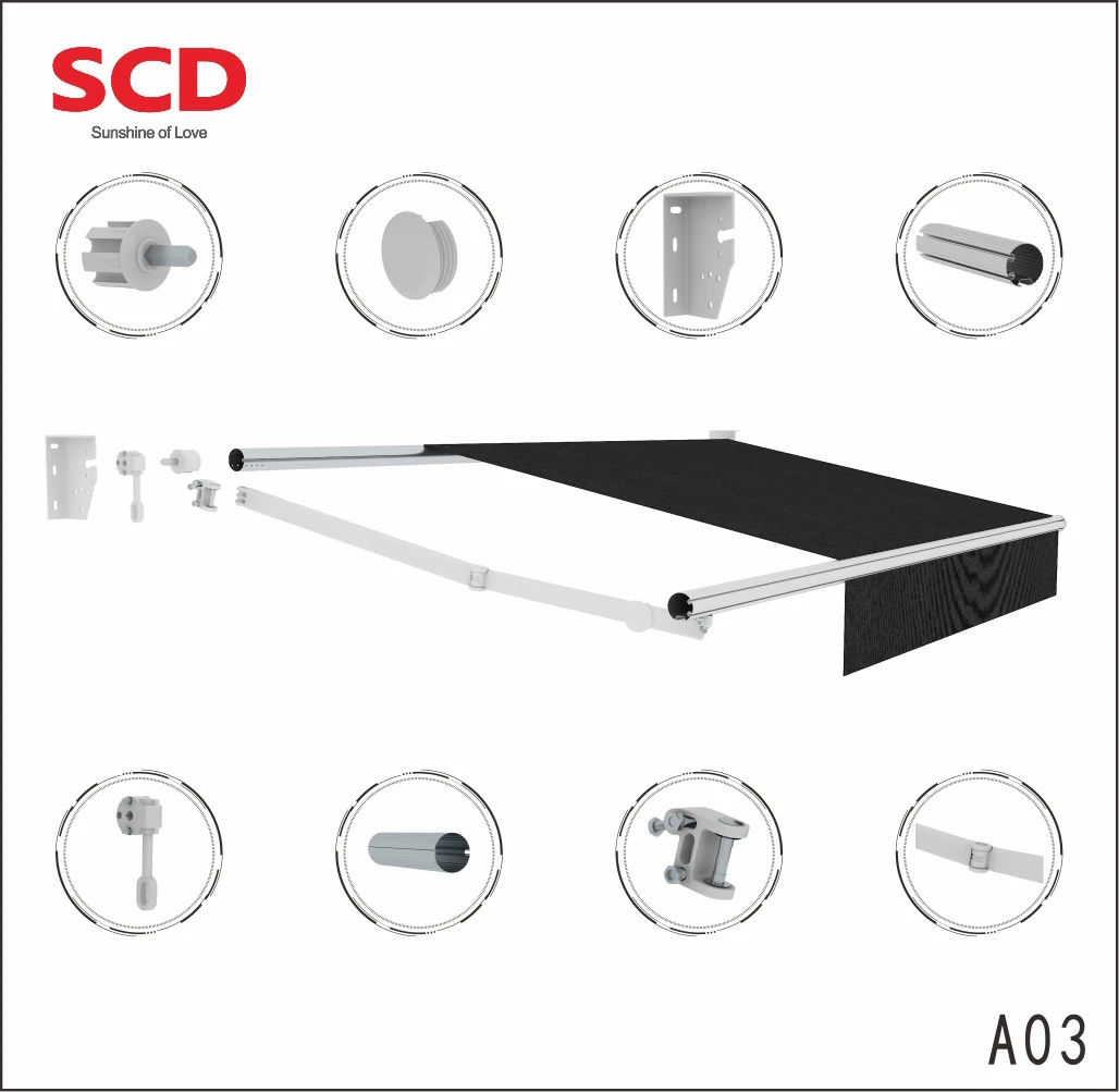 Foshan Factory Electric Folding Arm Awnings - All-Season Protection