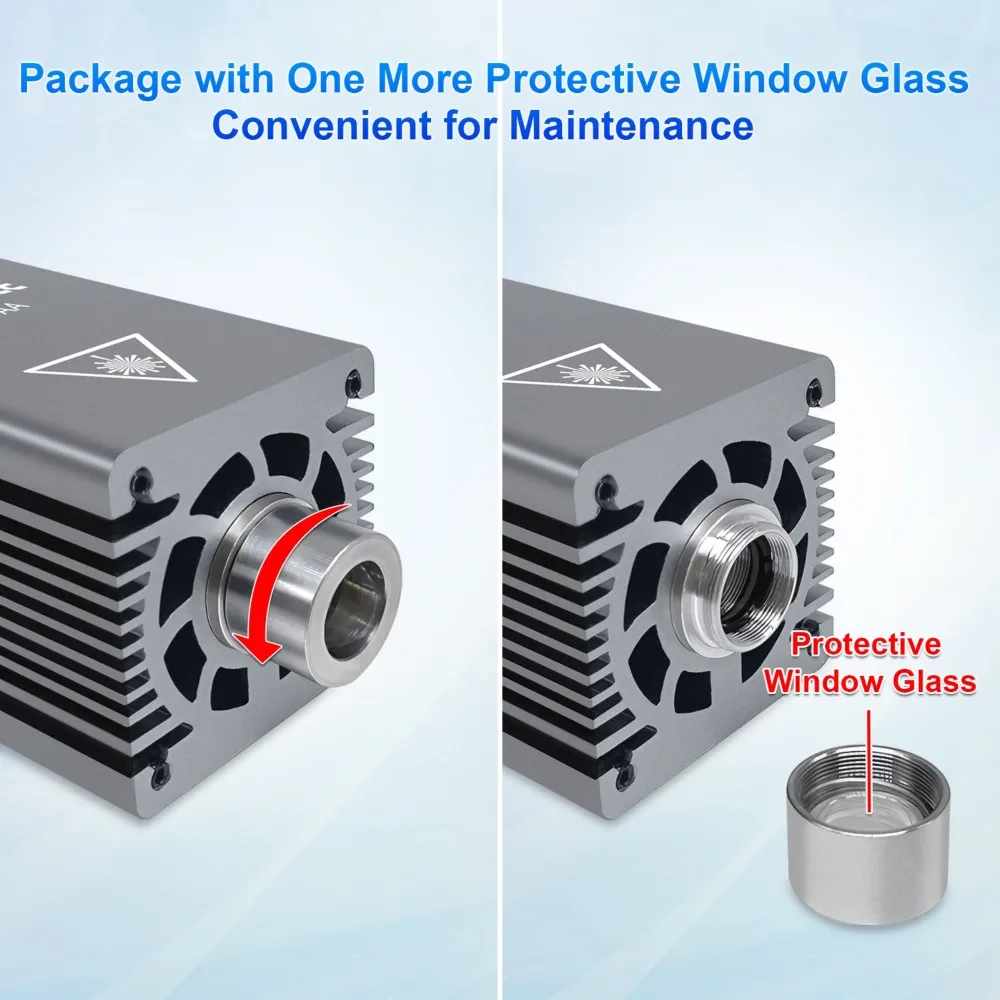 Laser Tree 40w Diode Laser Module For Wood Cutting & Engraving Tool Odm