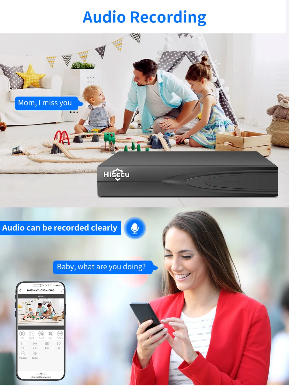 16 Channel Cctv Security Nvr Hd 16ch Network Video Recorder Motion ...