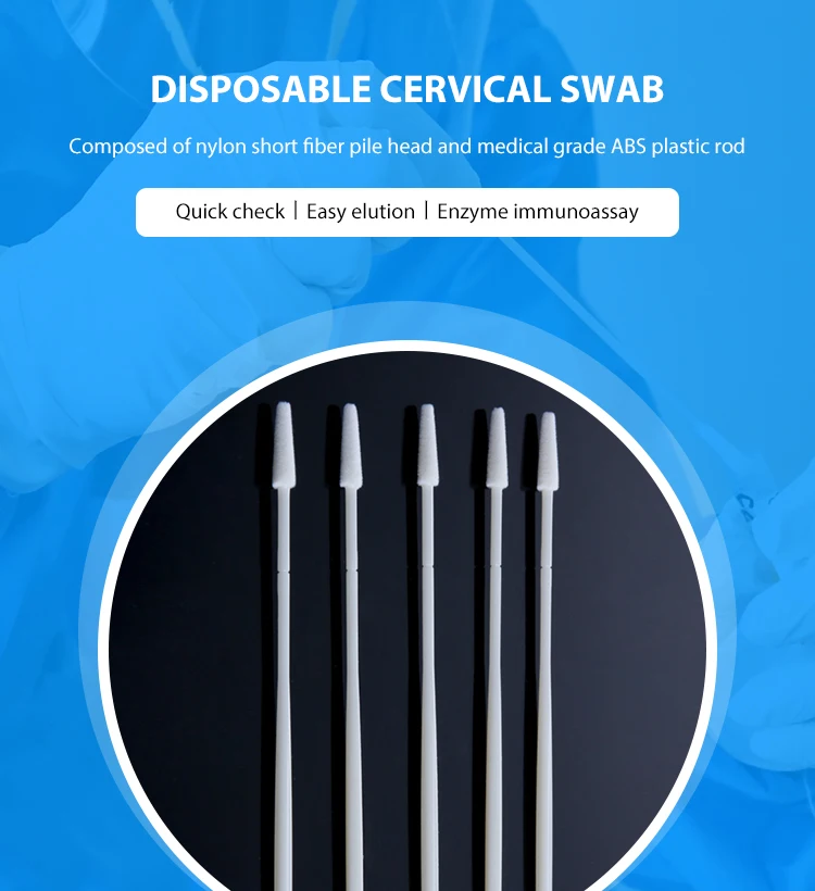 Cervix Medical Disposable Examination Sampling Vagina Cervical Swab ...