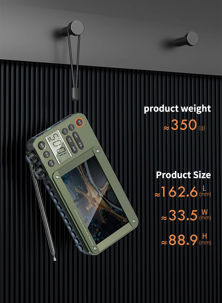 Portable Radio - Merison MR-50 with Built-in Rechargeable Battery