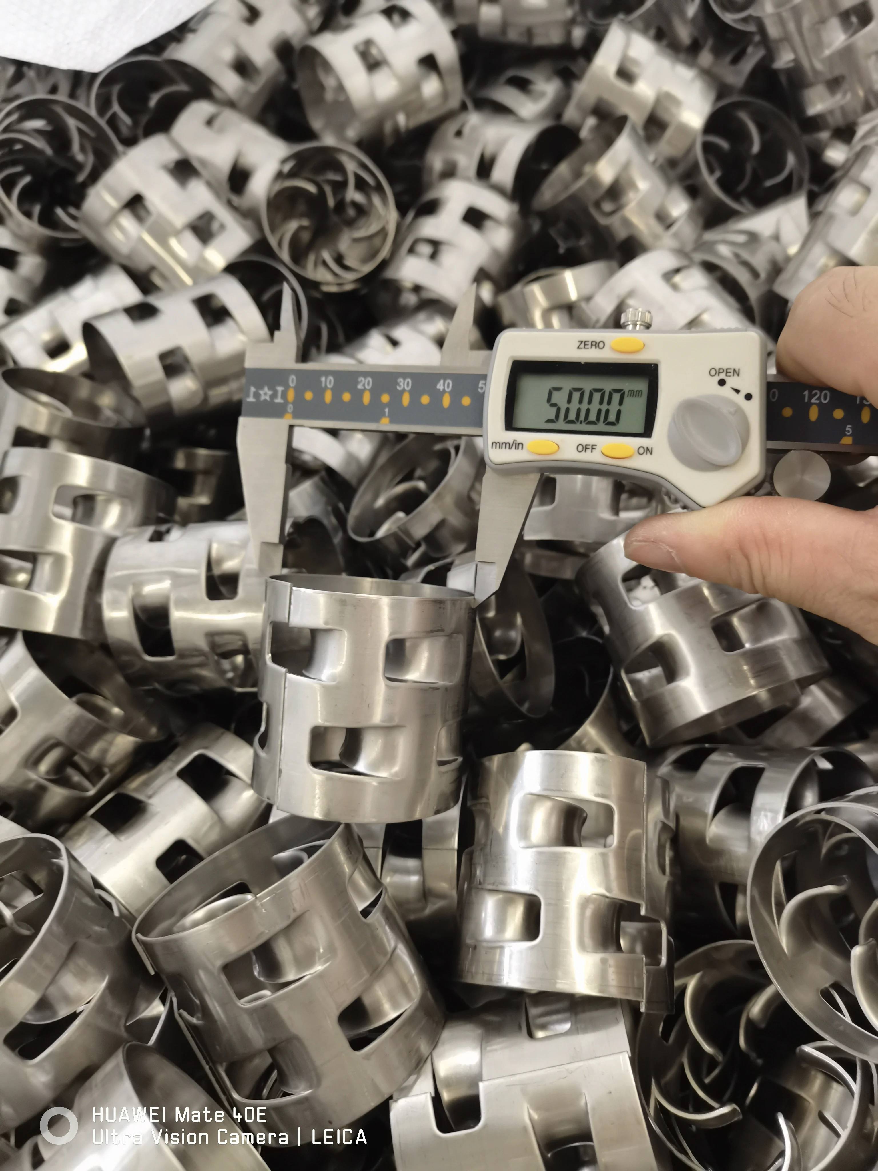 50mm Stainless Steel Ss304 Metal Pall Ring Scrubber Pall Ring For ...