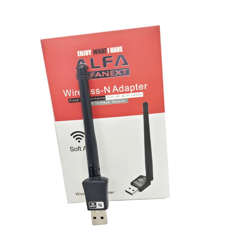 Wireless 150mbps Wifi Dongle - Alfa USB Adapter for Data Transfer