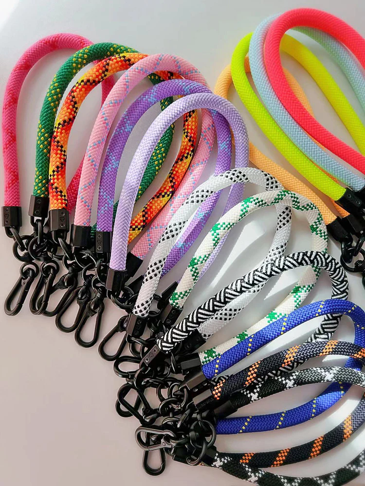 Universal Adjustable Crossbody Nylon Neck Strap Tether Patch Mobile ...