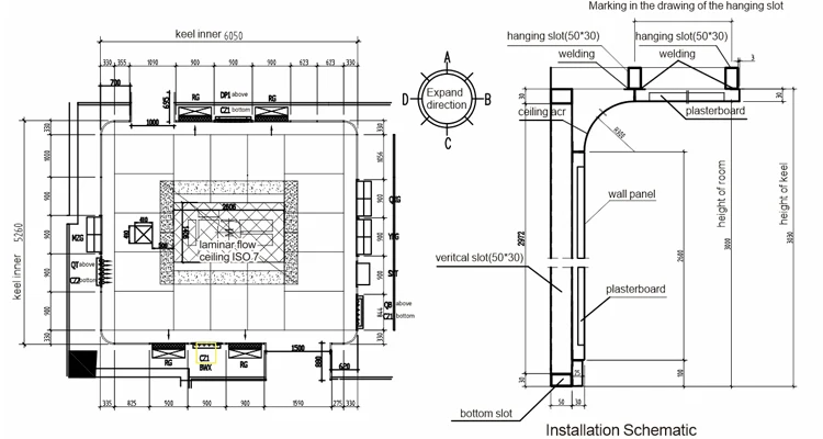 Operating Room Equipment Hospital Wall Panel Quick Install Module ...