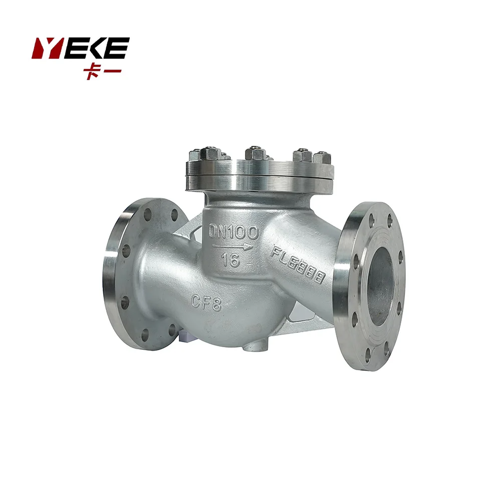 Swing Check Valve Flanged Lift Check Valve Stainless Steel Oem Water ...