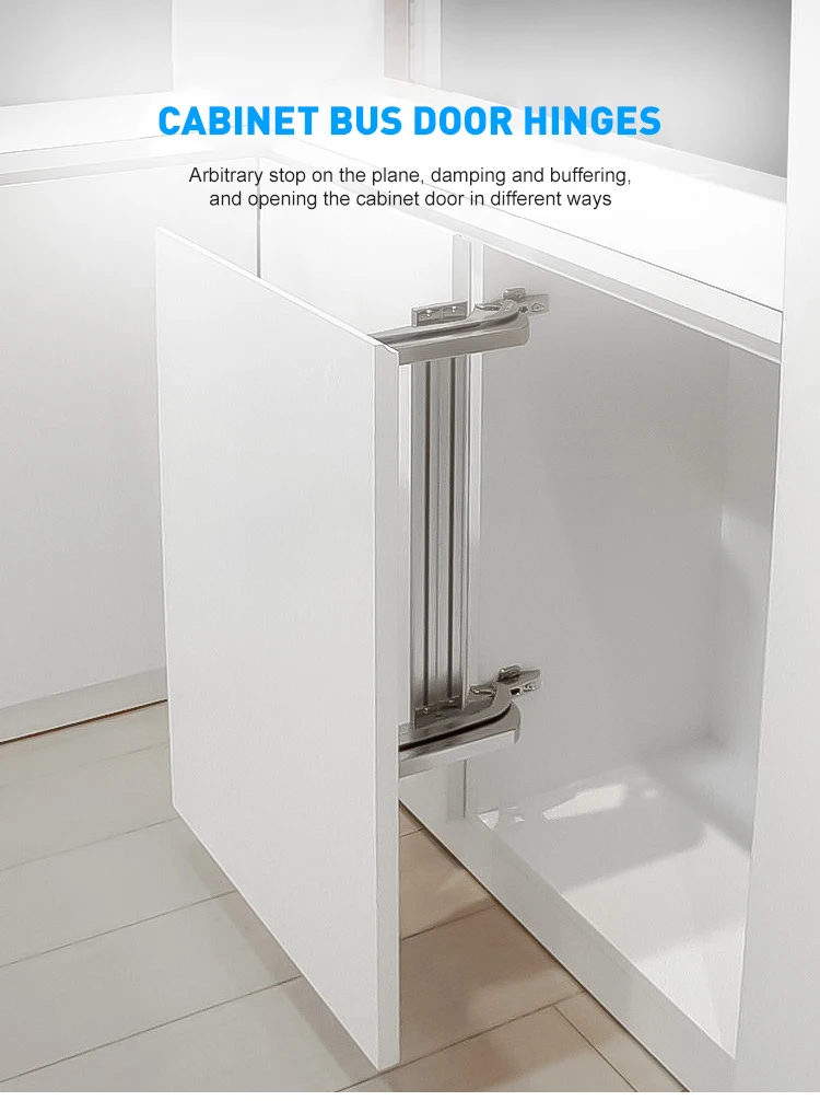 Heavy Customized 180° Parallel Opening Wardrobe Sliding for Cabinet Doors