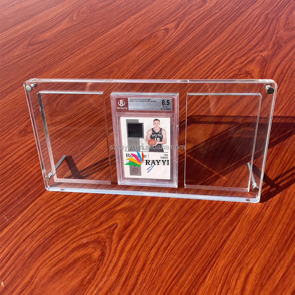 Ray Yi Wall Acrylic Psa Graded Card Frame Display 24 Opening Frame For ...