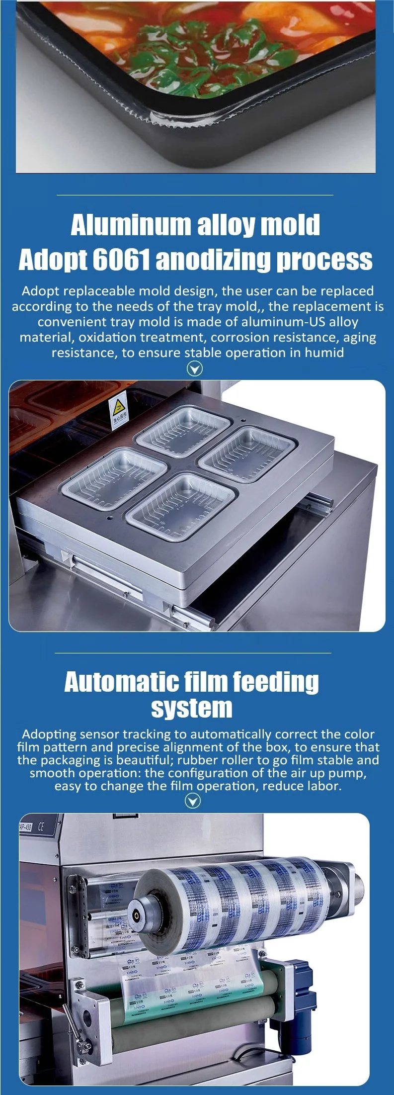 Zhejiang Ruibao MAP Food Tray Sealer - Modified Atmosphere