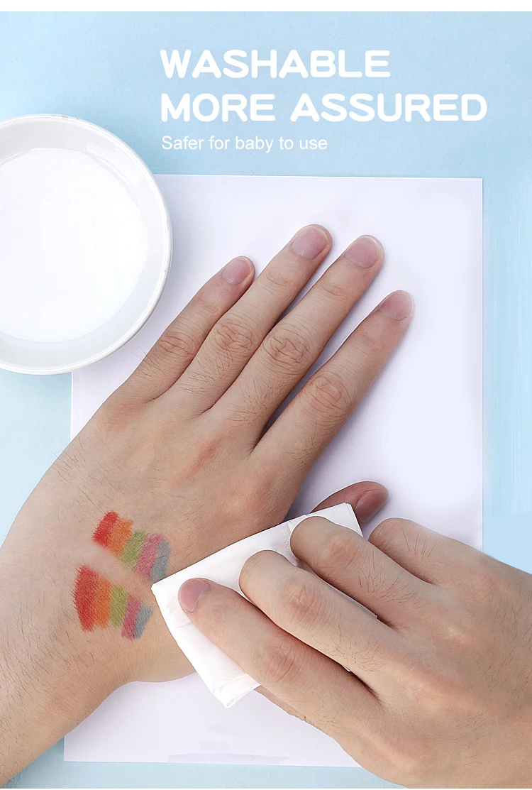 12pcs Kid Washable Watercolor Electric Airbrush Spray Paint Marker Pen ...