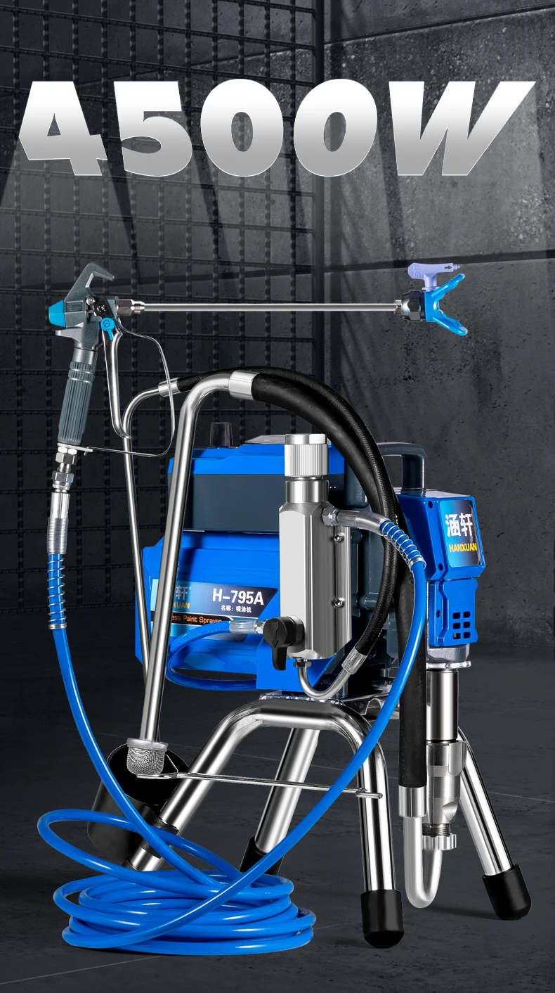 High-Pressure Electric Plunger Airless Painting Machine New DIY ...