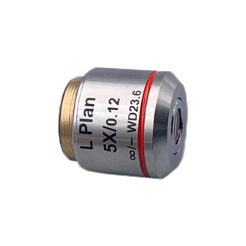 Objective Lens Attachment Microscope Achromatic Objective Lens F200 5x ...