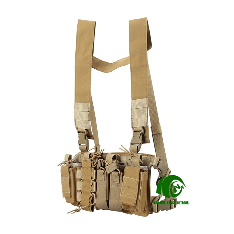 Kango Tactical Universal Chest Rig Bag Molle Radio Chest Rig Running ...