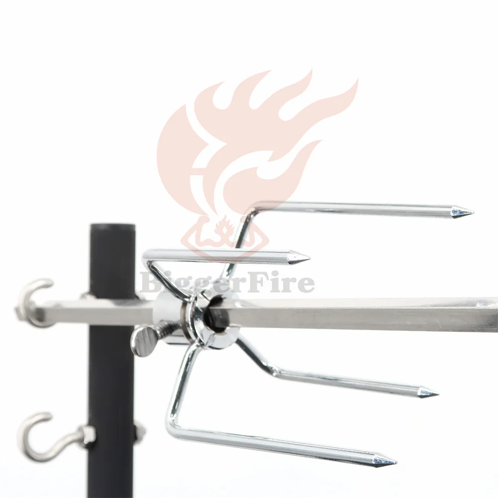 Outdoor Garden Multifunction Fire Pit Grill Rotary Charcoal Rotating ...