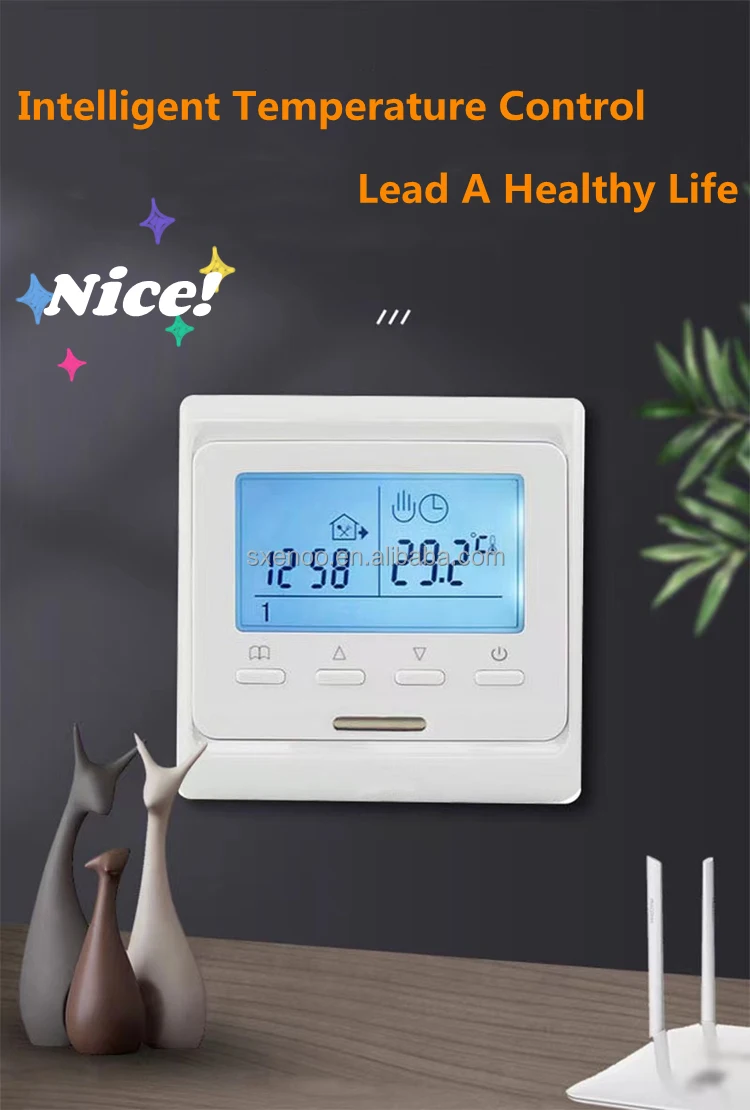 E51 Modulating Modbus Programmable Room Thermostat For Hvac System ...