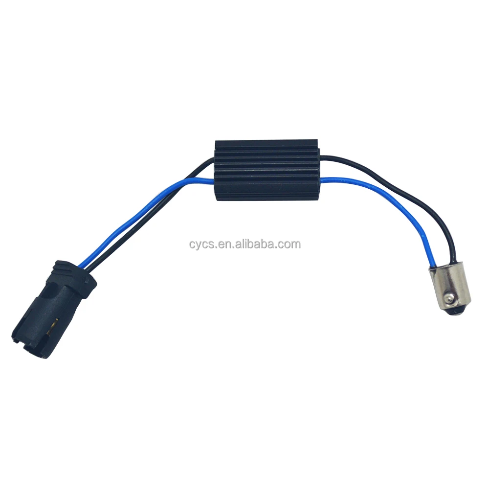 DC T10 Canbus Cable Load Resistor 12V LED Warning Canceller Decoder T10 ...