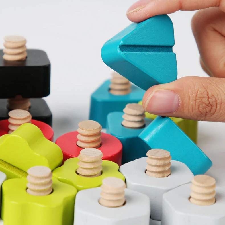 Learning Screws Sensory Toys Owl Busy Board Wooden Montessori ...