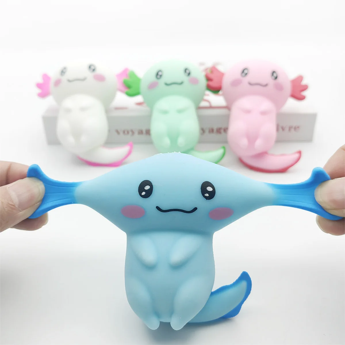 New Arrival Axolotl Tpr Stress Relief Stress Toy Mochi Soft Squishy ...