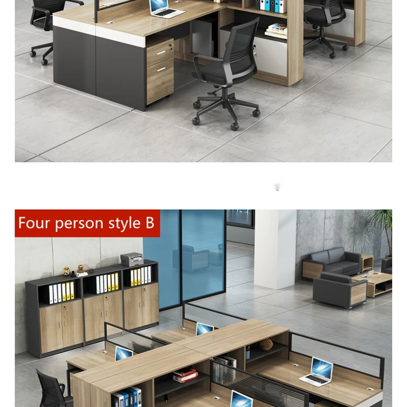 Liyu Furniture Modular Staff Office Table Design Indoor Desk Modern ...