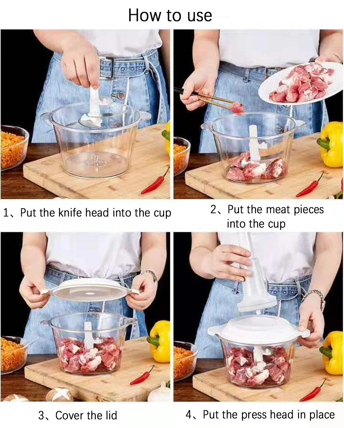 Multifunction Stainless Steel Veggie Cutter & Onion Chopper Oem