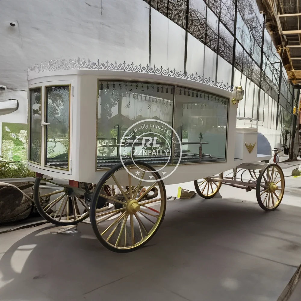 Alibaba.com: Holy Horse 2025 Horse Trailer Drawn Hearse, Casket Chariot ...
