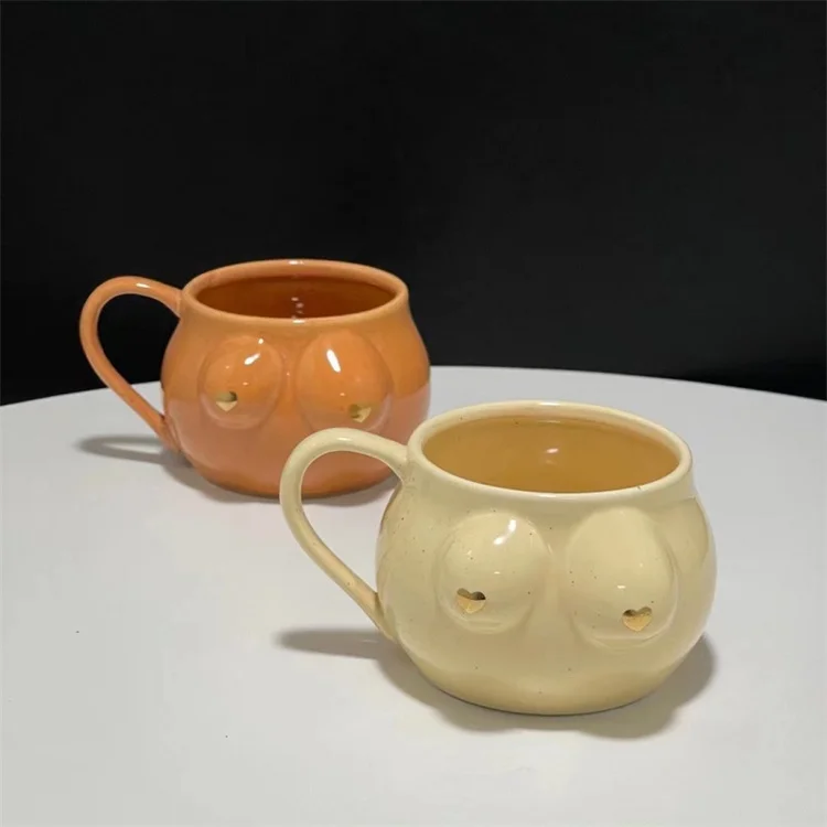 Cheeky Ceramic Boob Mugs - Unique and Stylish Drinkware