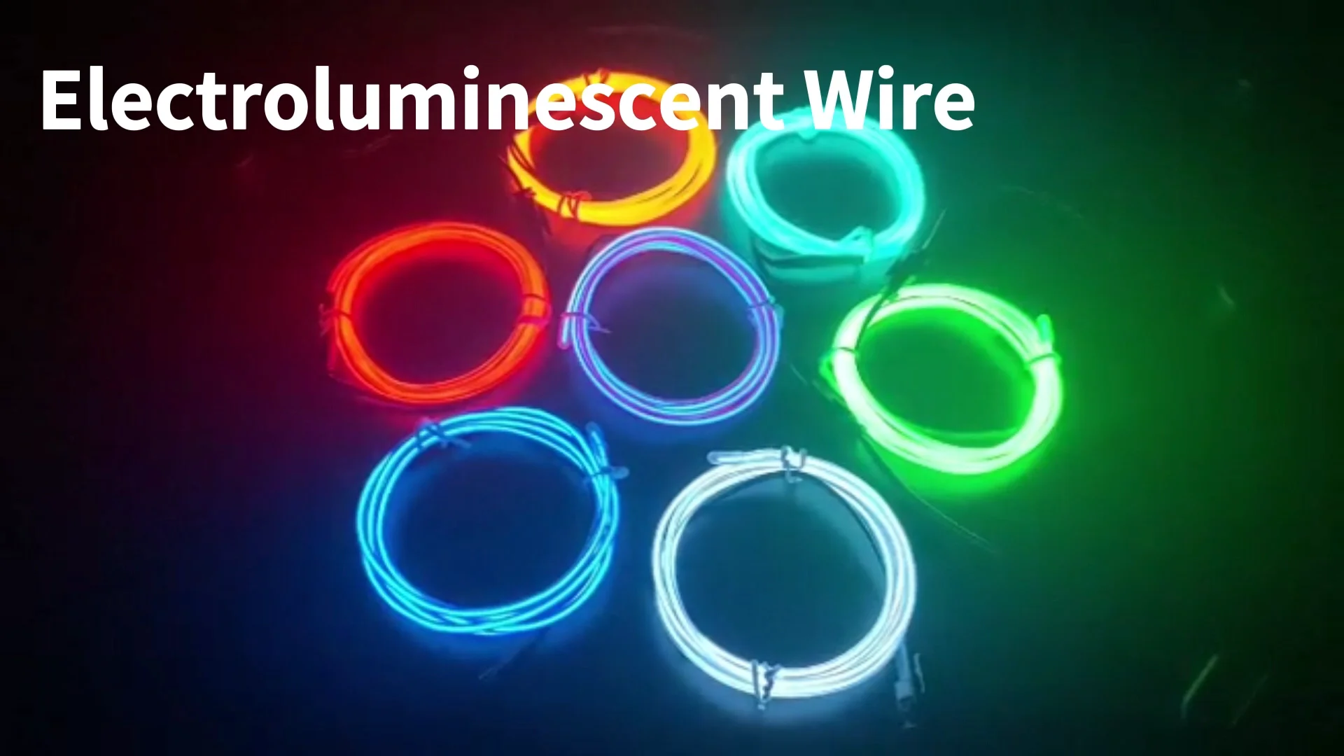 1m 3m 5m El Wire Neon Glowing Strobing Electroluminescent Light El Wire ...