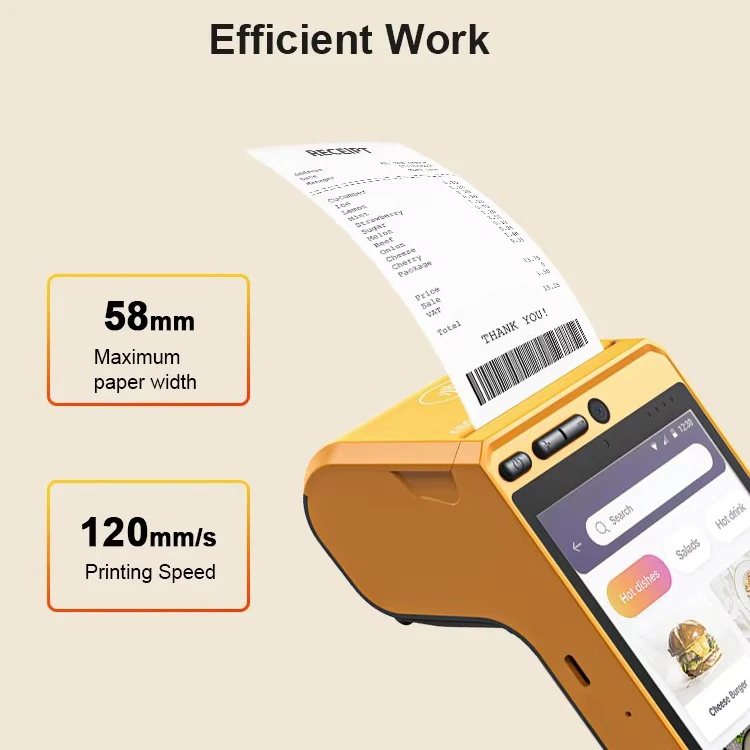 All in one 5.5 inch Touch Screen Cashier machine nfc android pos device ...