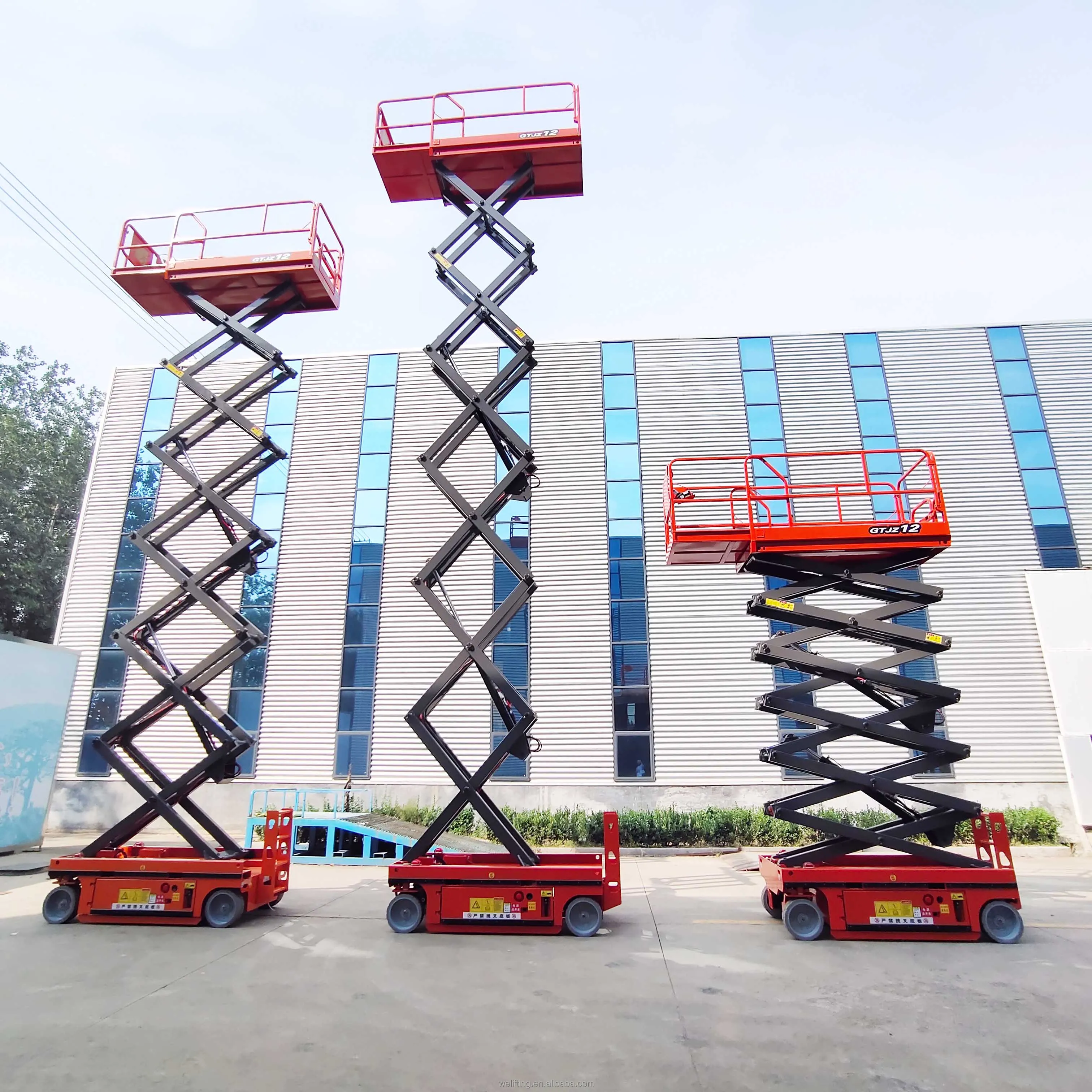 Self Propelled 6m 8m 10m 12m 14m Hydraulic Elevator Elevated Work ...