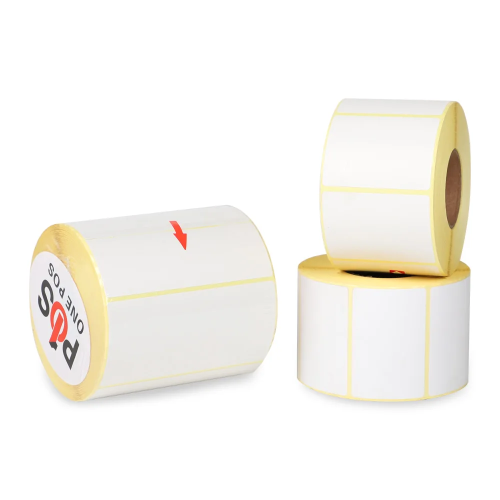Custom Size Logo Waterproof Barcode Waybill Thermal Label Sticker Roll ...