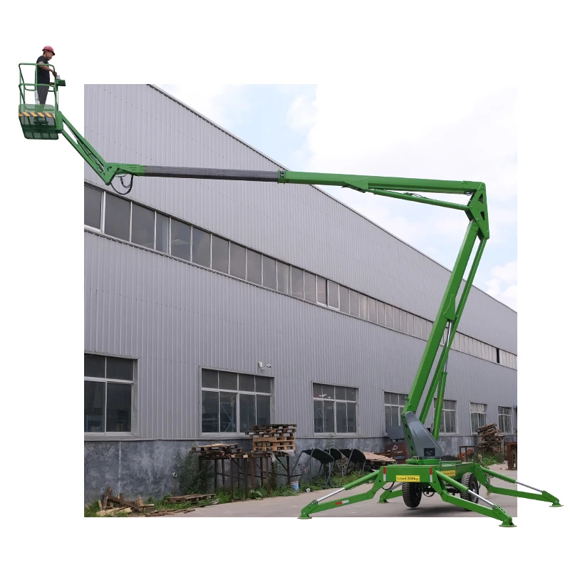 Smart Design Man Basket Platform Towable Boom Electric Mobile Spider ...