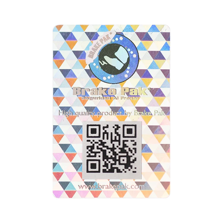 Unique Design 3d Holographic Eas Rf Label Qr Code Label Hologram With ...