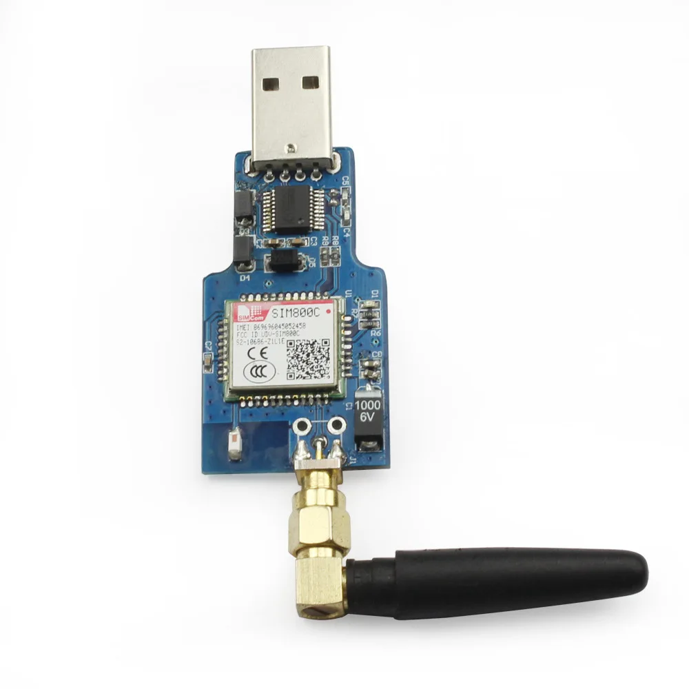 Usb To Gsm Serial Port Gprs Sim800c Module With Bluetooth - Buy Usb To ...