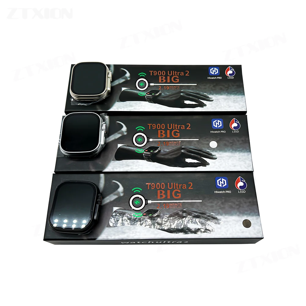 T900 Ultra 2 Smartwatch 2.19inch Big Screen Series 9 49 Mm Inteligente T900 Ultra 2 Smart Watch ...