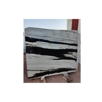 Standard Quality Natural Stone Panda White Marble Slab Used For ...