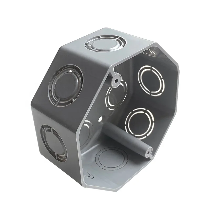 3x3 Waterproof Enclosure Box Pvc Plastic Octagonal Electrical Box ...