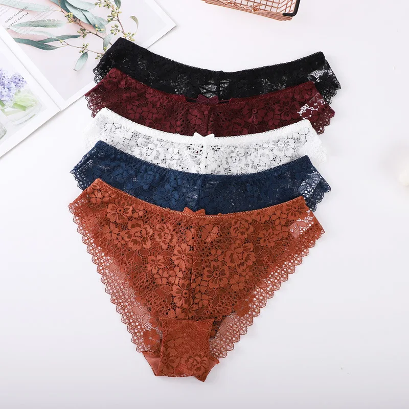 High Cut Lace Panties - Seamless, Anti-Bacterial Underwear