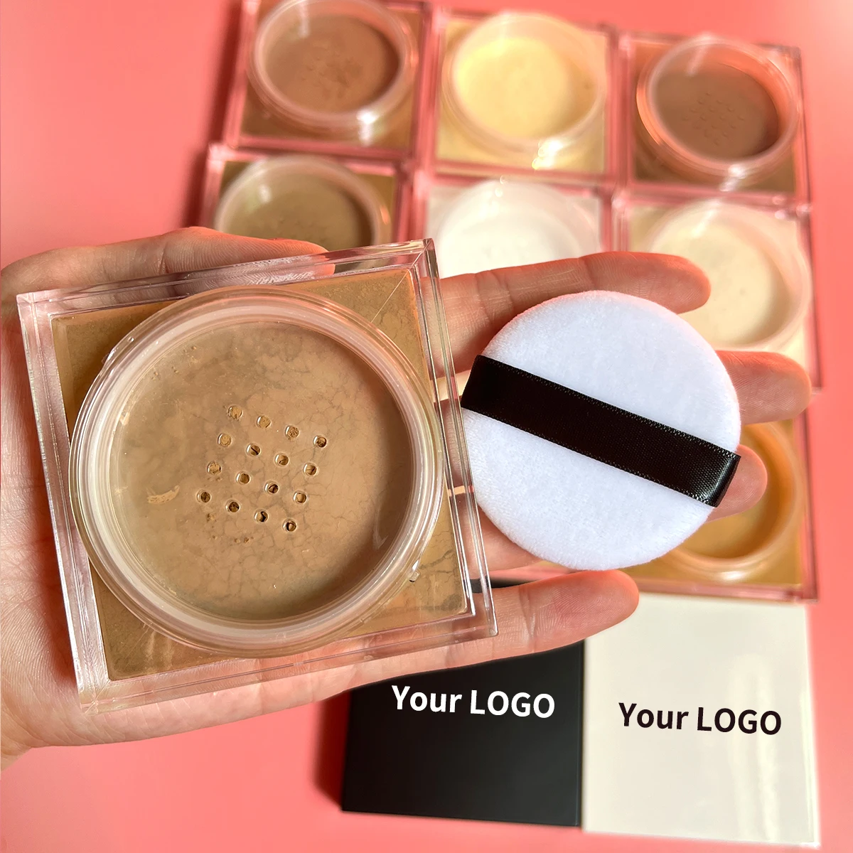 Custom Your Logo Loose Powder Bulk Oil Control Vegan Face Loose Powder ...