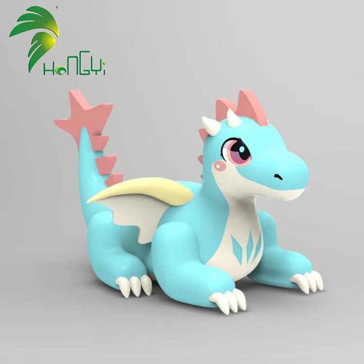 Customizable Cartoon Inflatable Dragon Toy 3D Model Design for Parties ...