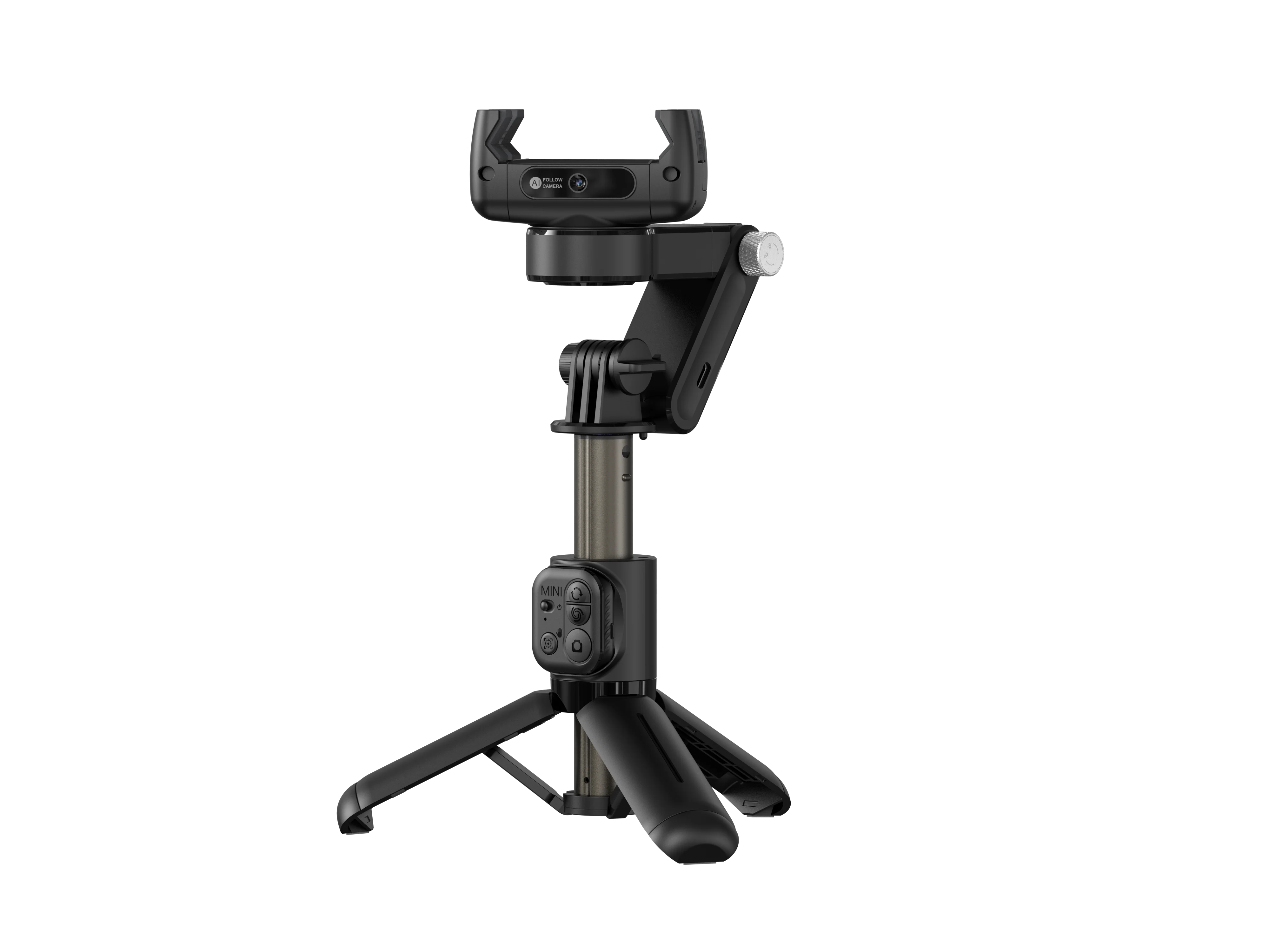 Q19 Intelligent Anti-Shake Face Tracking Selfie Stick Single Axis AI ...