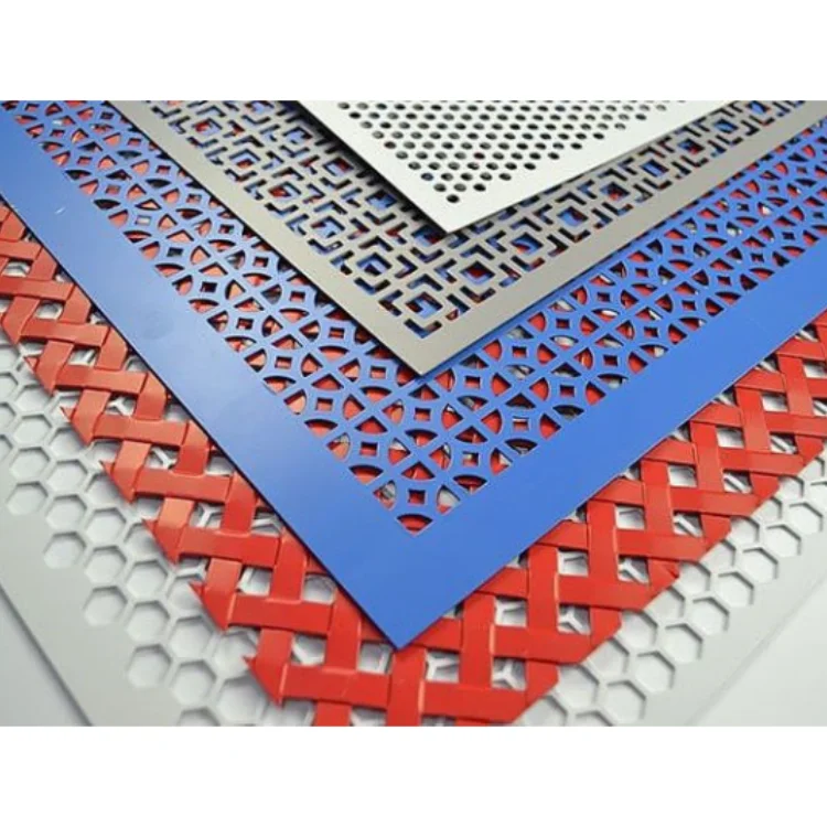 Staggered Round Hole Stainless Steel Perforated Metal Galvanized Plate ...