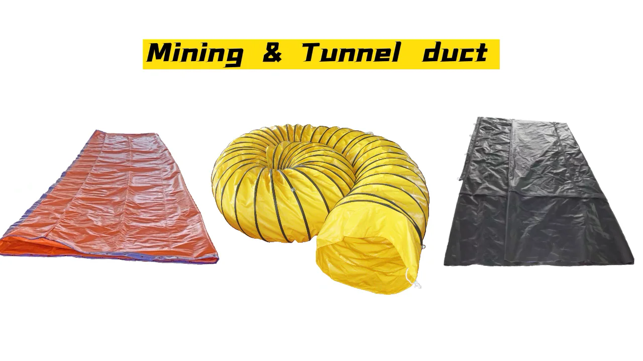 Mining Tunnel Ventilation Duct - Buy Pvc Coated Ventilation Duct Fabric ...